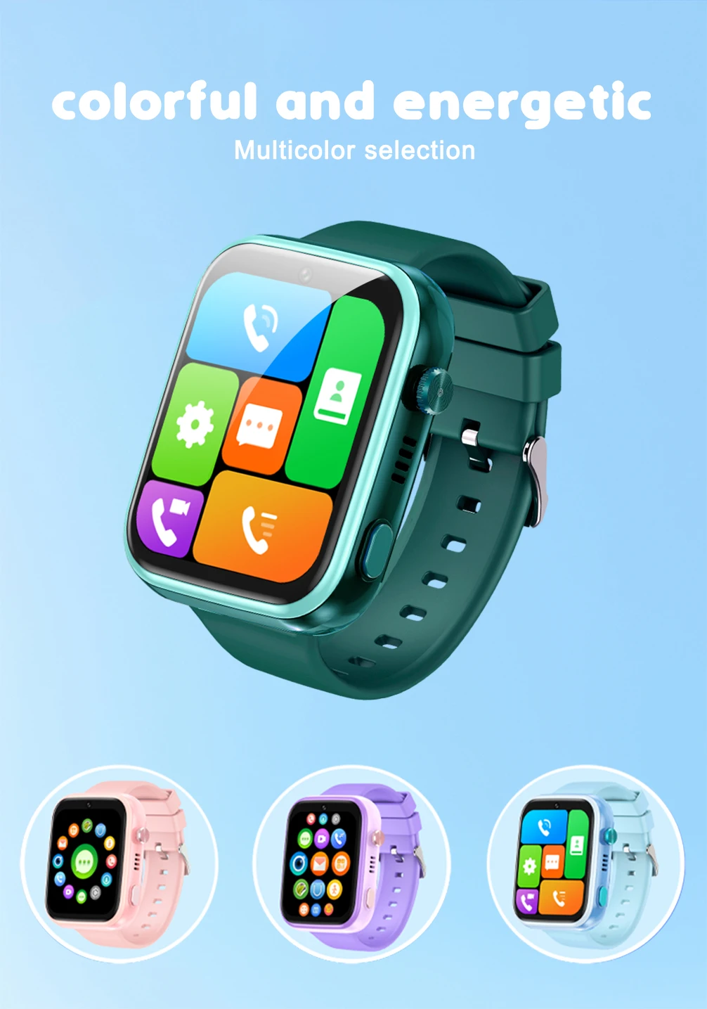 V45 Smart Watch 4g Sim Card Kids Boys Waterproof Call Children Built In ...