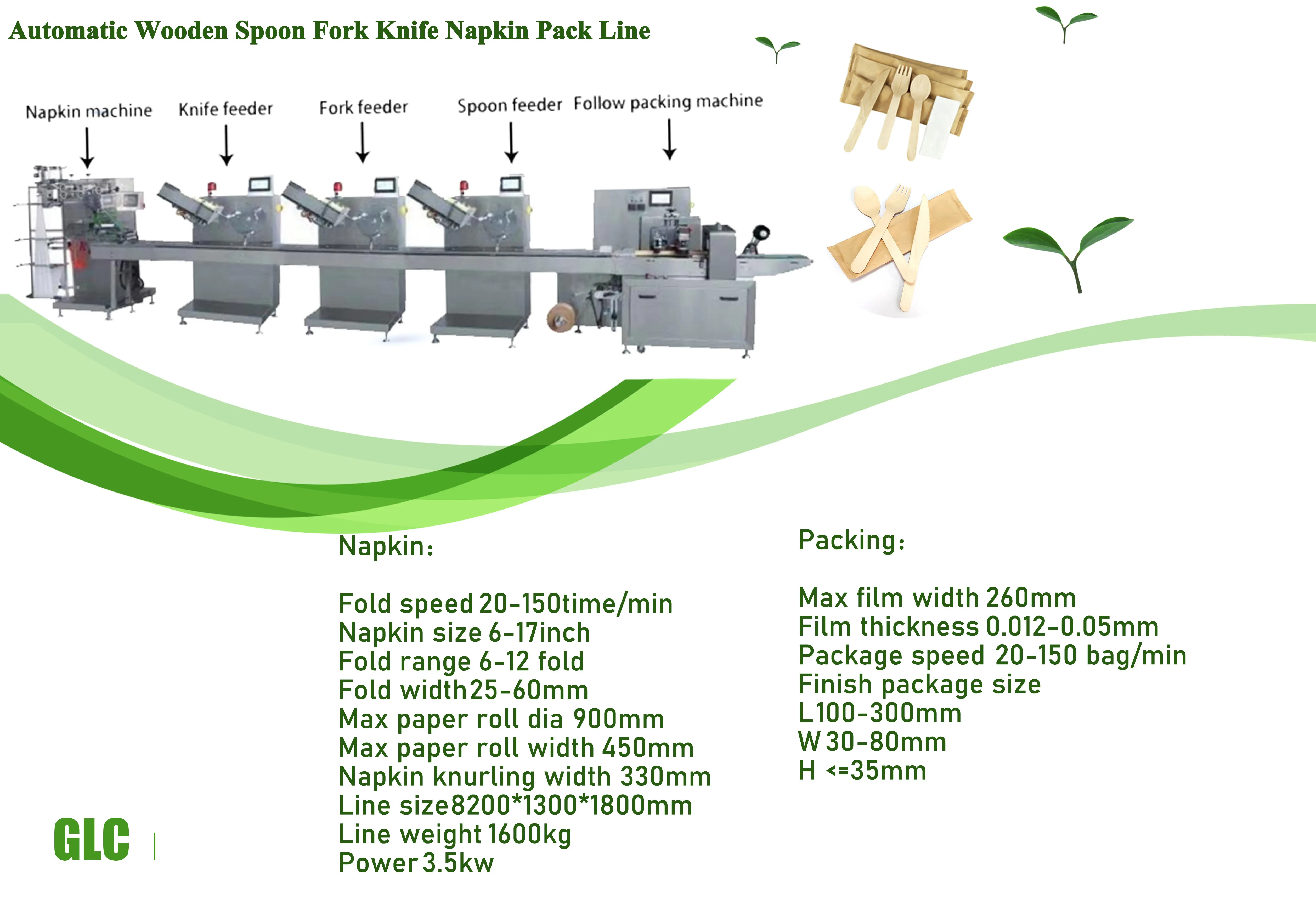 Automatic Disposable Wooden Fork Teeth Making Machine