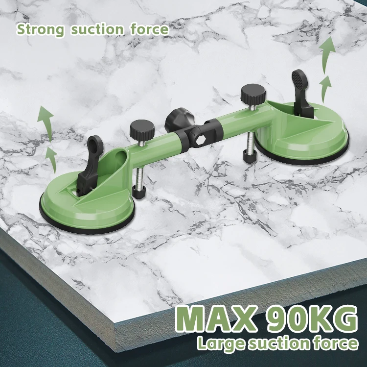 Heavy Duty Aluminum Tile Sucker 90 Degree Angle Adjustable Stone Seam ...