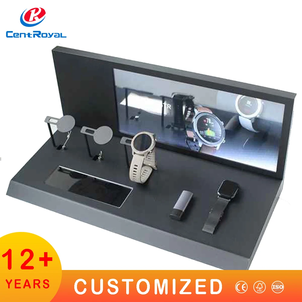 Wholesale Wood Acrylic Wrist Leather Luxury Smart Watch Display Stand ...