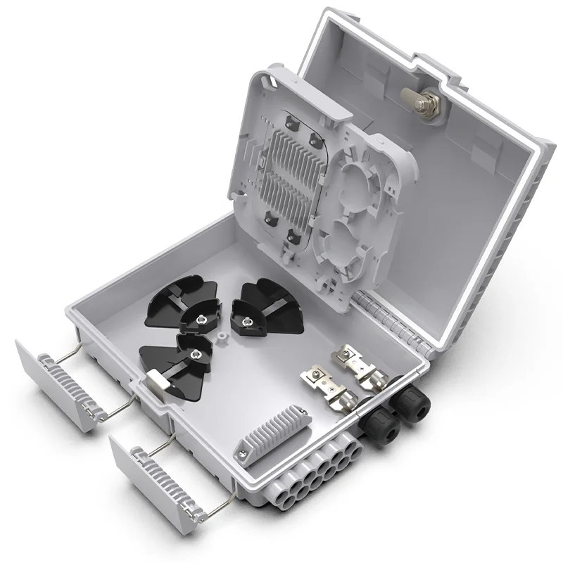 12 Cores Ftth Fully Enclosed Structure Design Fiber Terminal Box ...