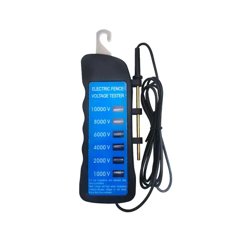6 neon Lights 10KV fence tester no battery required electric fence ...