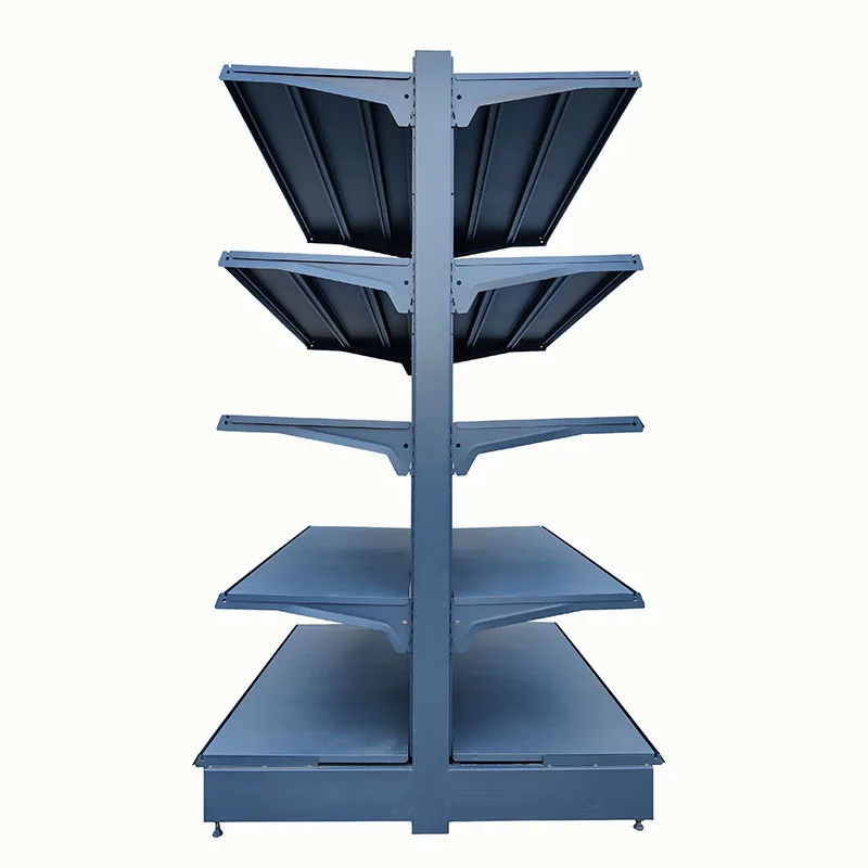 Manufacturers Shop Display Gondola Shelving Double-sided Supermarket ...