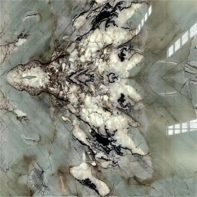 Backlit Green Quartzite Cristallo Tiffany Quartzite Slab For Countertop ...