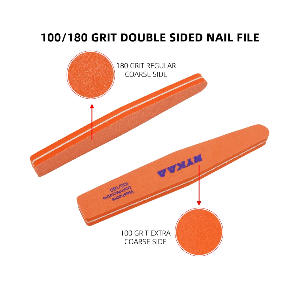 Professional Custom Japanese Double-Sided Sandpaper Nail File Kits
