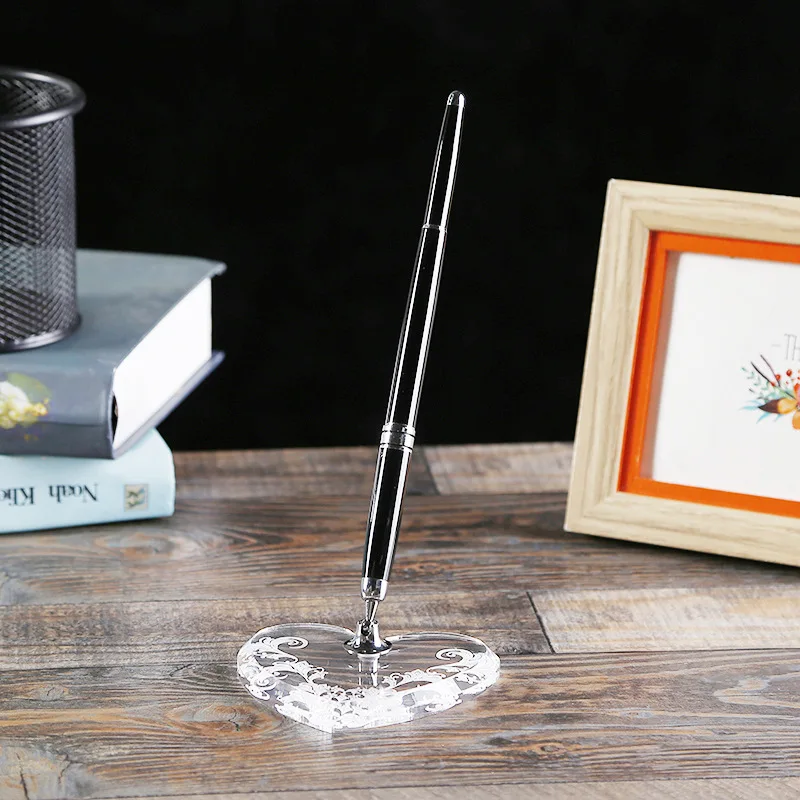 Hexagon Softball Transparent Pedestal Gift Desktop Ornament