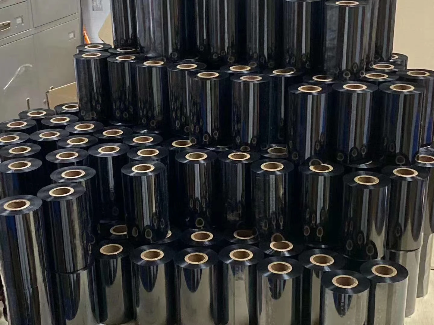 1 Inch 110*74 Outside Carbon Premium Wax Ribbon Can Custom Printed ...