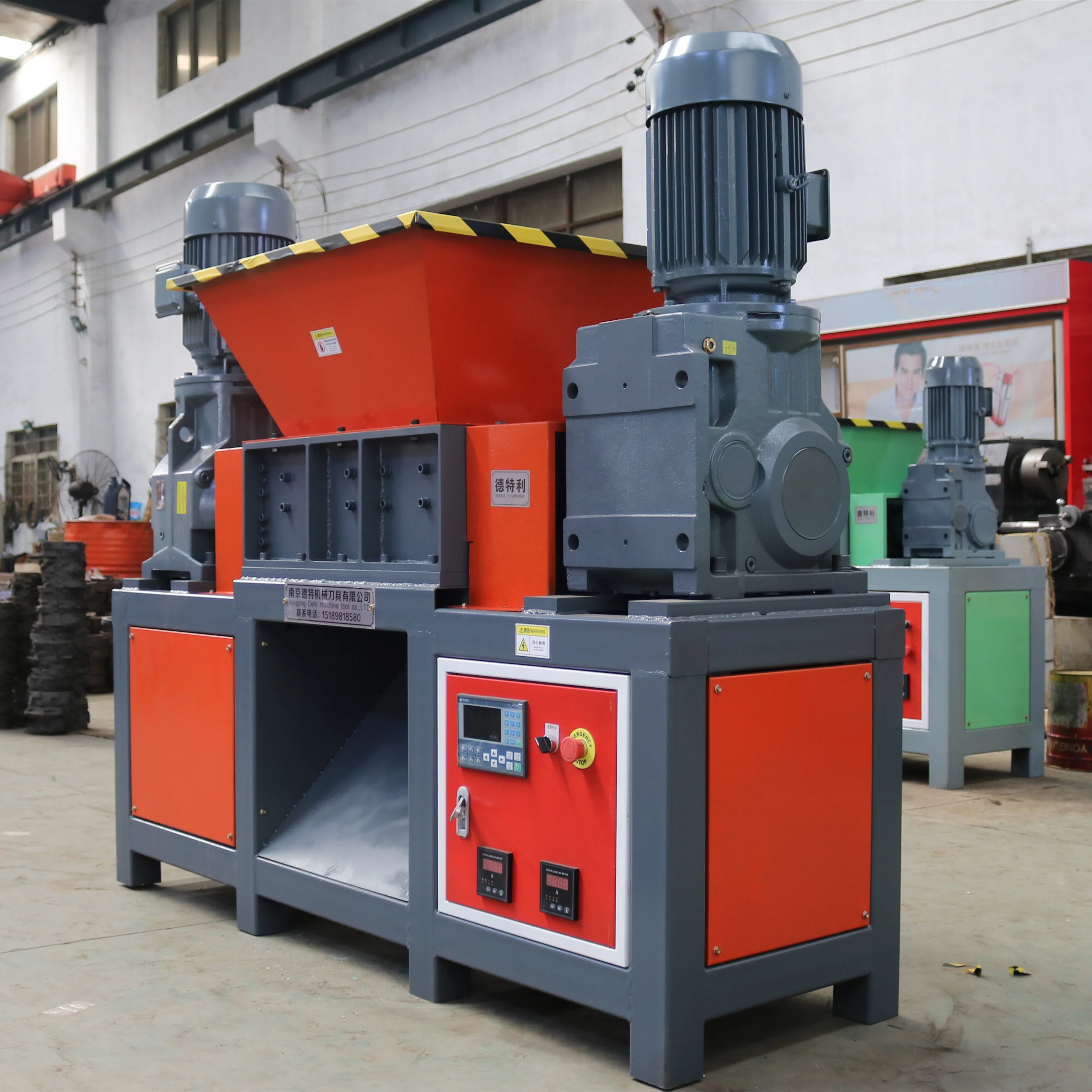 Dete Portable Mobile Tire Shredder Machine - High Efficiency