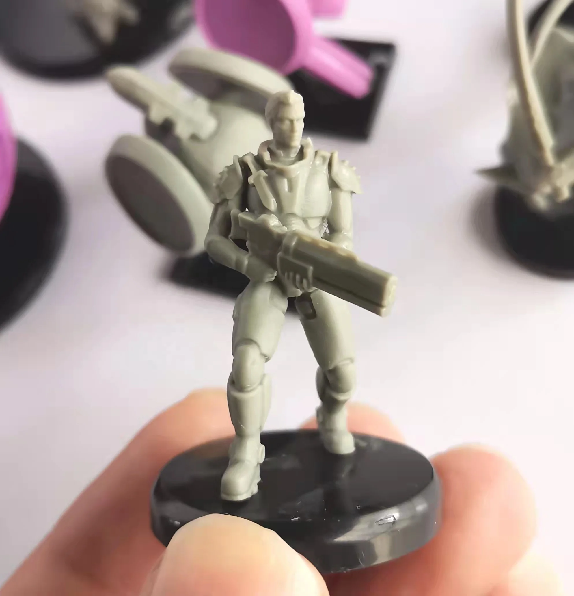 Custom Action Minifigure Statue Warhammer 40k War Game Plastic ...