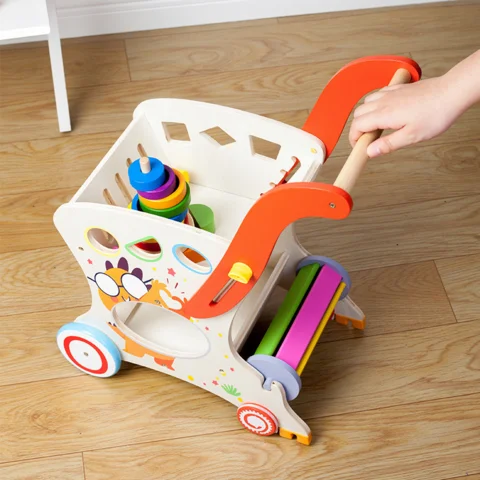 Wooden Baby Walker Baby Activity For Sit To Stand Learning Walker Early ...