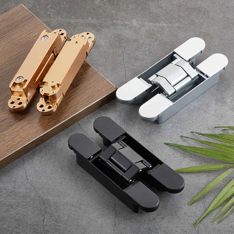 Soruda 3D Concealed Hinges Adjustable Cabinet Door Hinges Concealed Door Hinges Heavy Duty ...
