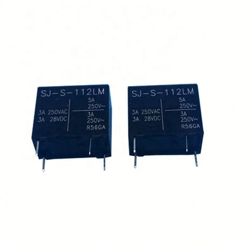 SJ-S-112LM High Current Relay - 12V, 3A, 250VAC, 4PIN
