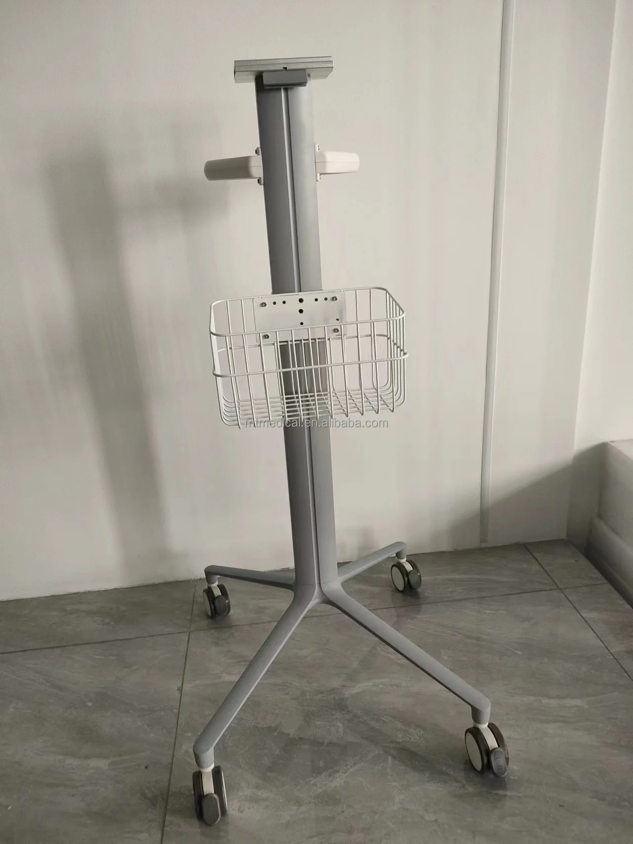 MT MEDICAL Monitor Stand Stainless Steel Mobile Patient Monitor Trolley ...