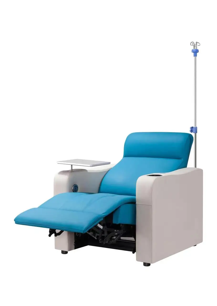 Hospital Blood Transfusion Hemodialysis Chair Adjustable Reclining ...