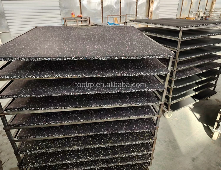 EPDM Rubber Mat Composite Rubber Tile Playground Floor Tiles