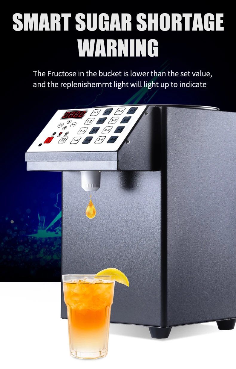 Bubble Tea Equipment Syrup Dispenser Commercial 8.5l Fructose ...