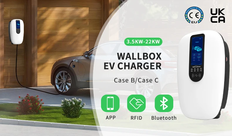 22KW AC EV Charger Wall Box - Fast Charging for Electric Cars