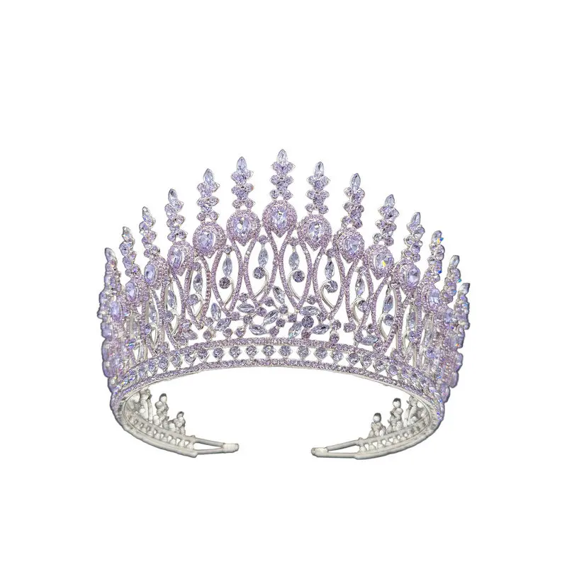 Qs 2024 New Arrival High Quality Big Wedding Princess Pageant Crown ...