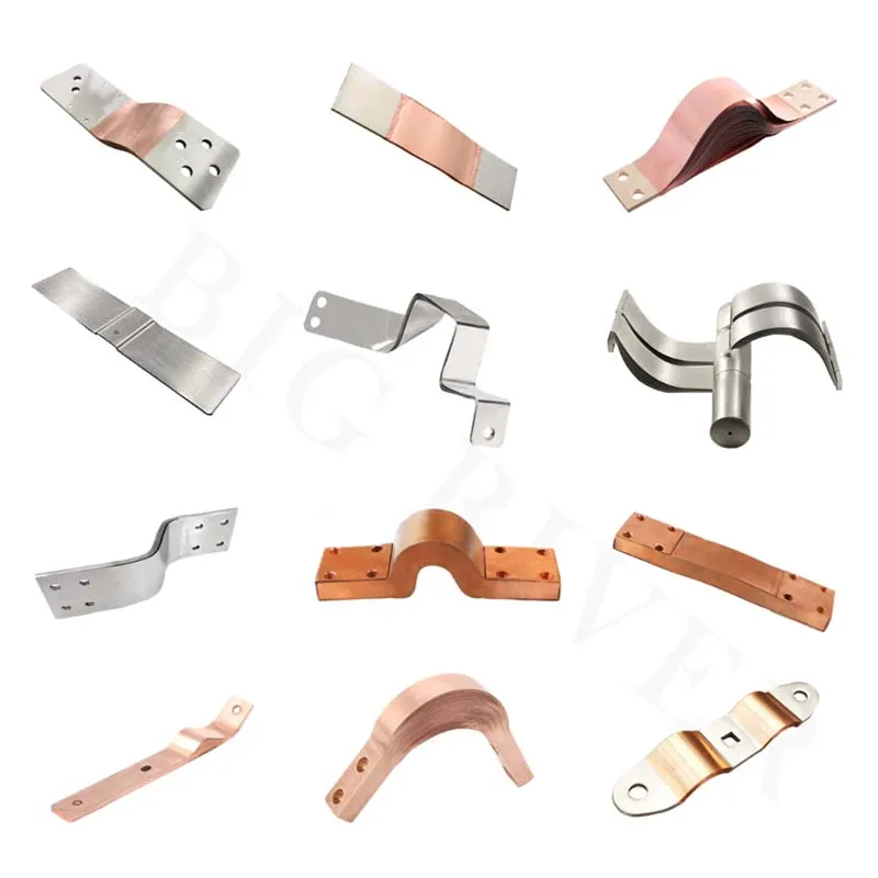 Copper Laminated Flexible Busbars And Connectors Semi-flexible Busbar ...