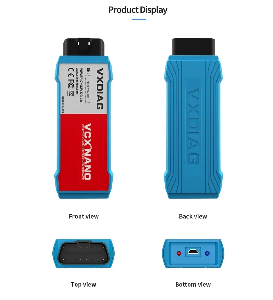 VXDIAG VCX NANO for Ford/mazda - 2 in 1 IDS J2534 Tool