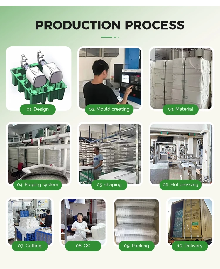 Thermoforming Paper Tray & Molded Pulp Packaging Insert for Eco ...