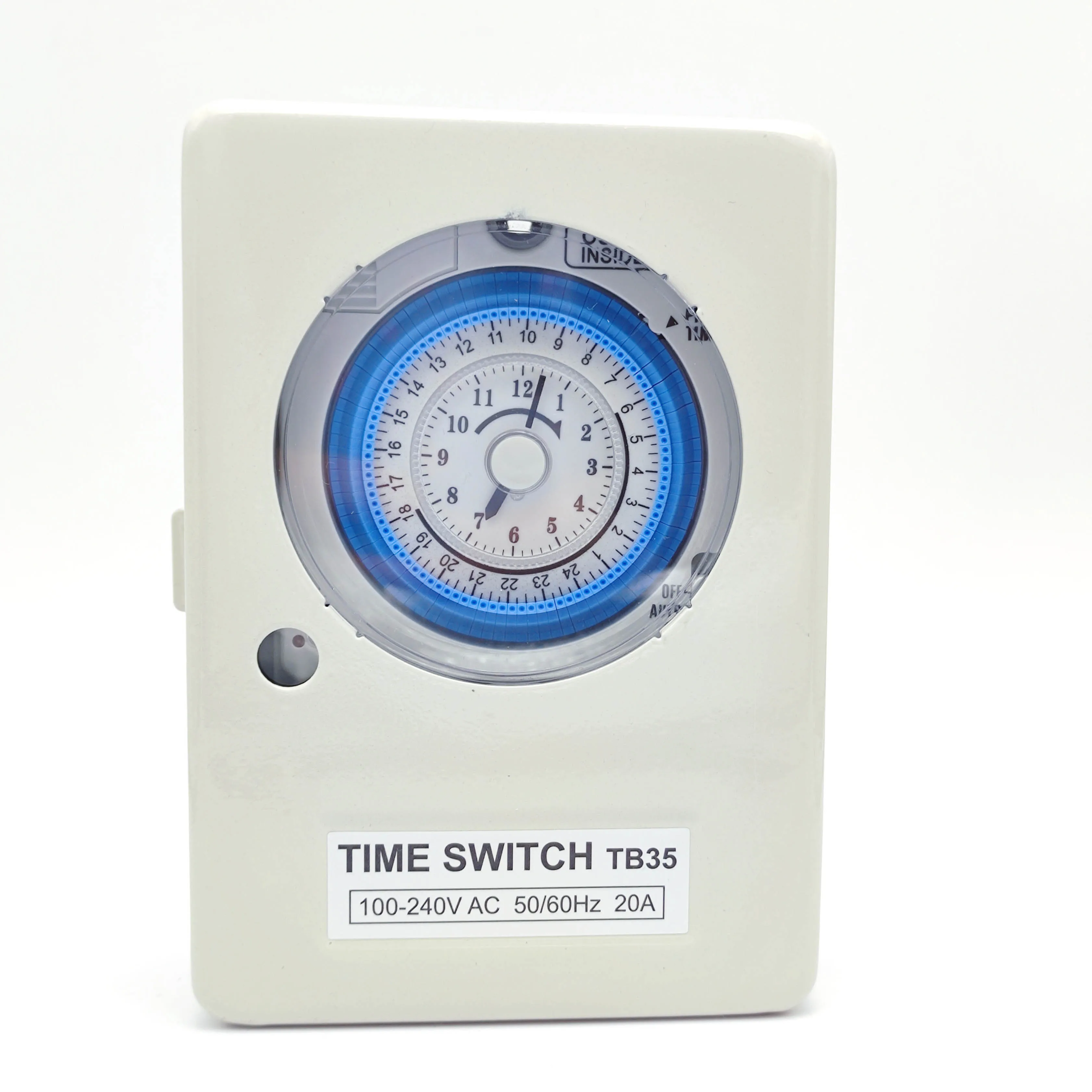 Ac220v 24hours Mechanical Rotary Timer Switch Tb35 With Metal Box Time ...