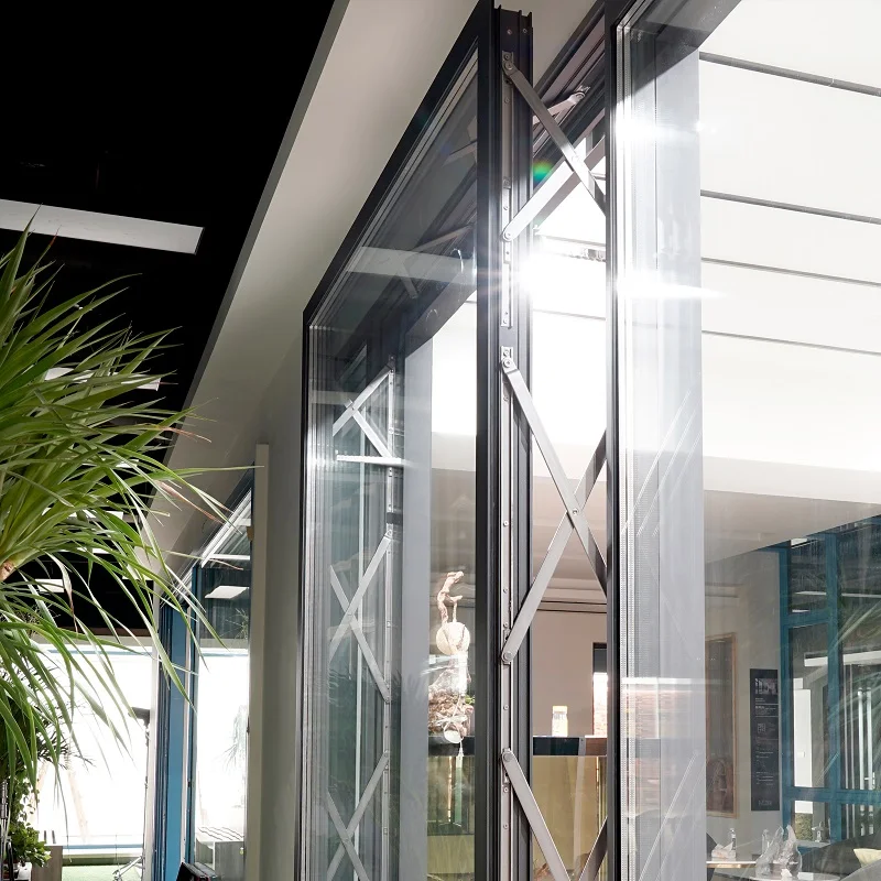 Window Wall System With Parallel Opening Window Curtain Wall Parallel ...