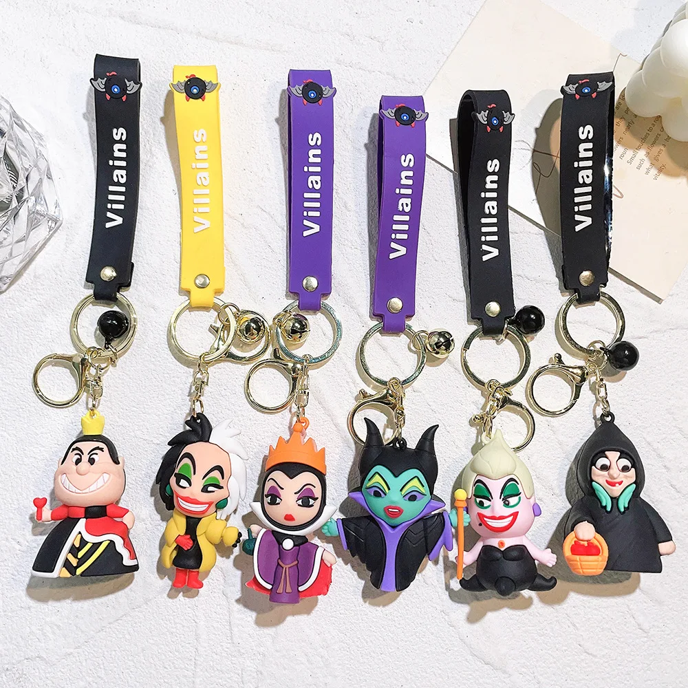 Customised 3D 2D Anime Keychain Logo Rubber Strap Cartoon