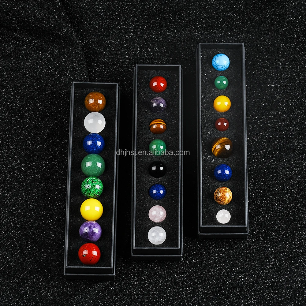 Natural Stone Solar System Eight Planets Jade Ball The Universe ...