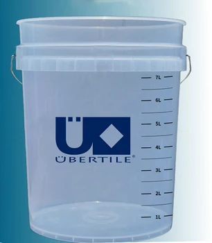 5 Gallon Plastic Bucket With Graduation For Measuring And Mixing Epoxy ...