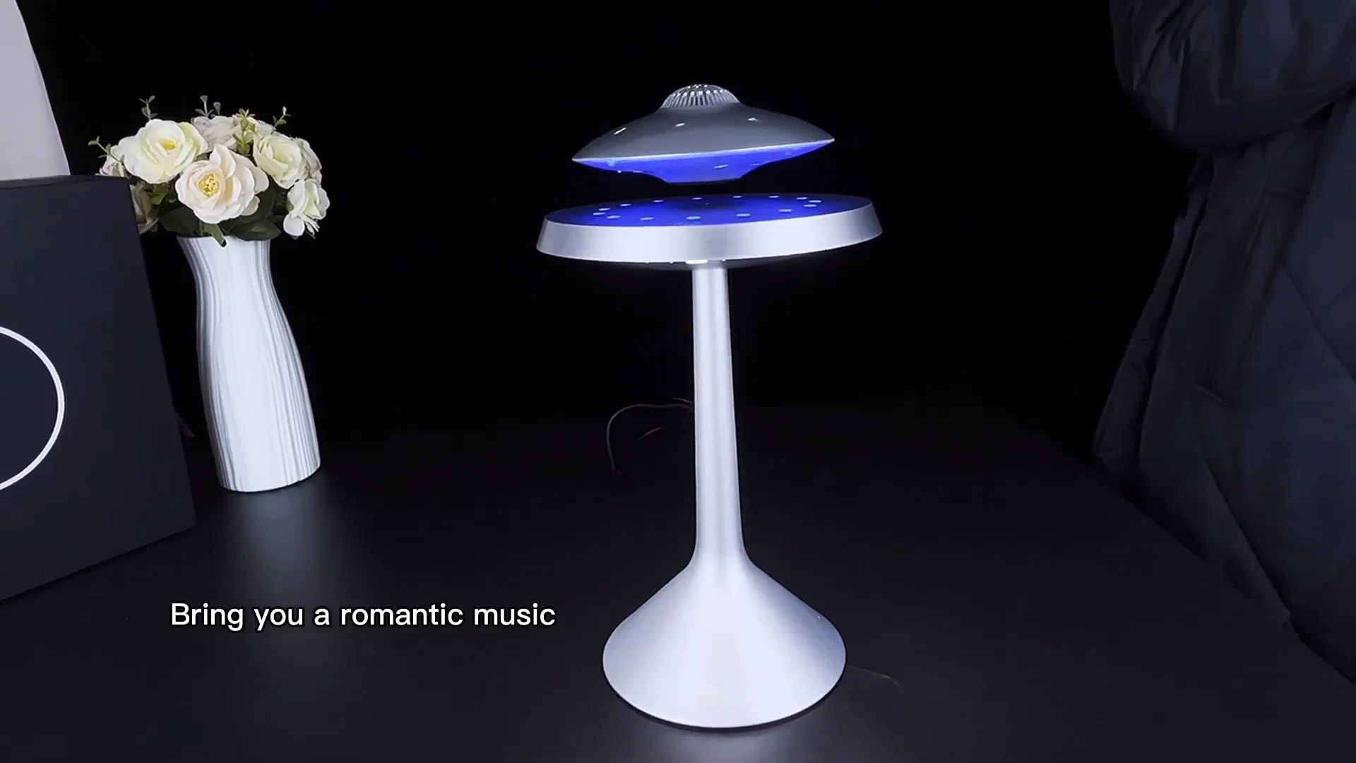Levitating Speaker Magnetic Floating Ufo Speaker With Rgb Color Night ...