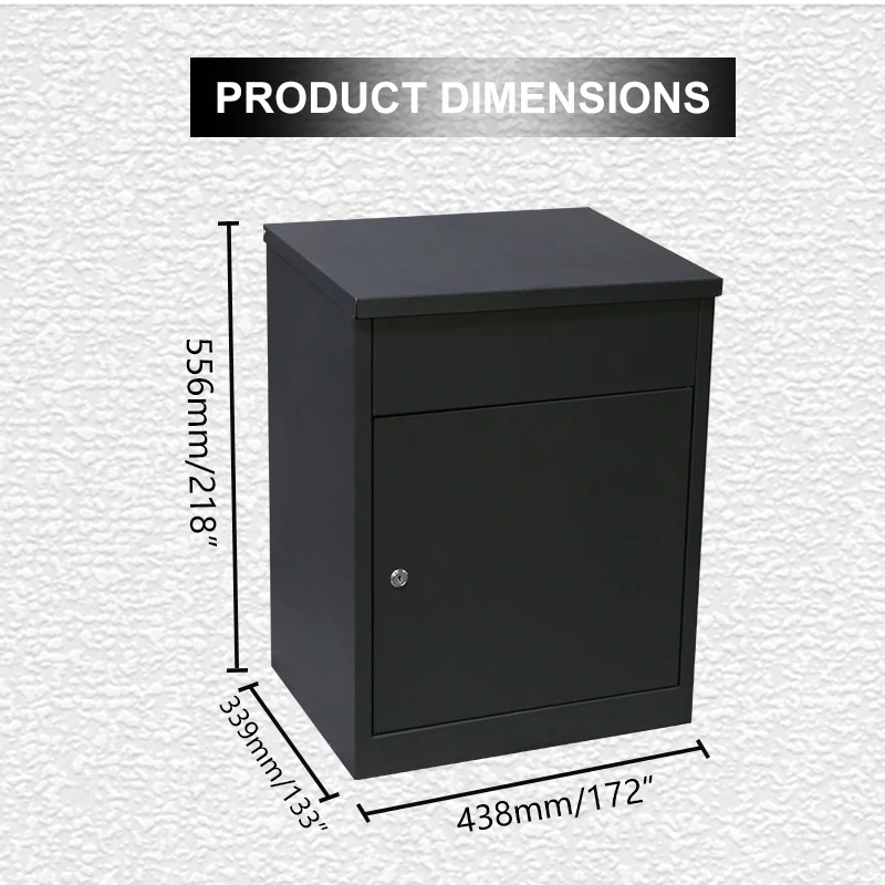 Custom Outdoor Waterproof Delivery Drop Box Anti-theft Porch Letter ...