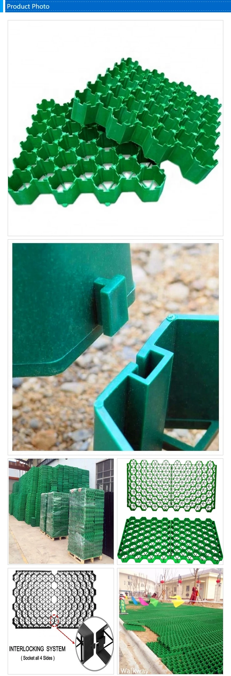 HDPE Grass Grid Pavers - Durable, High-Quality Solutions