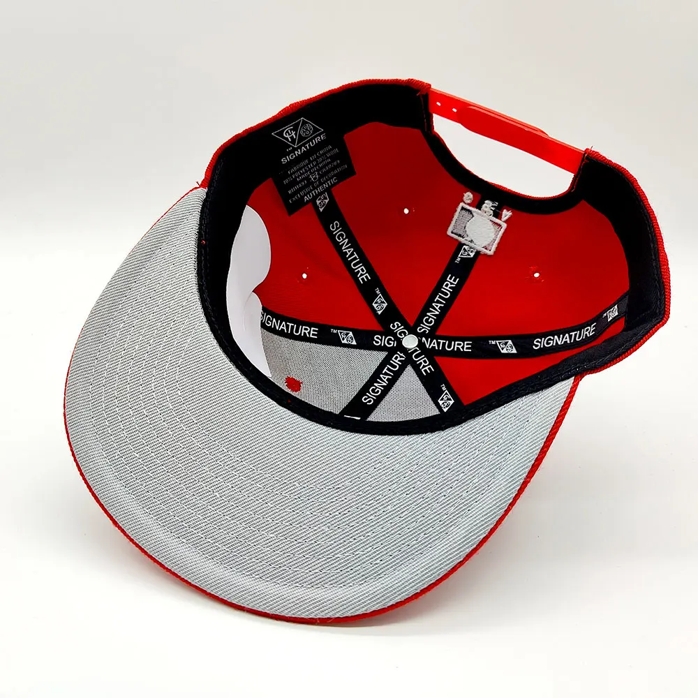 Shop Our 6 Panel Custom Flat Brim Hats with 3D Embroidery