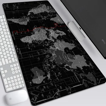 World Map Gaming Large Gamer Big Computer Office Desk Keyboard Pad ...