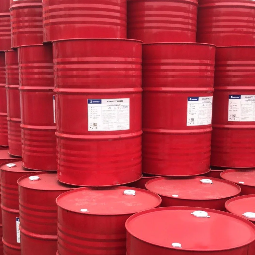 Wanhua Chemical High Quality Polymer Isocyanate Methylene Diphenyl Diisocyanate Pm-200 Mdi 200 ...