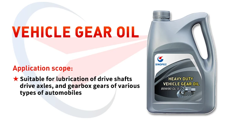GL-5 85W90 Gear Oil - High-Quality Automotive Transmission Fluid