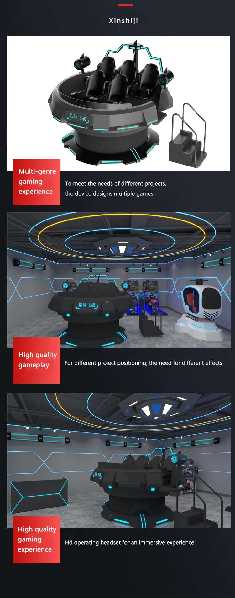 Manufacturers Popular VR Game Console Multiplayer Experience Team Play ...