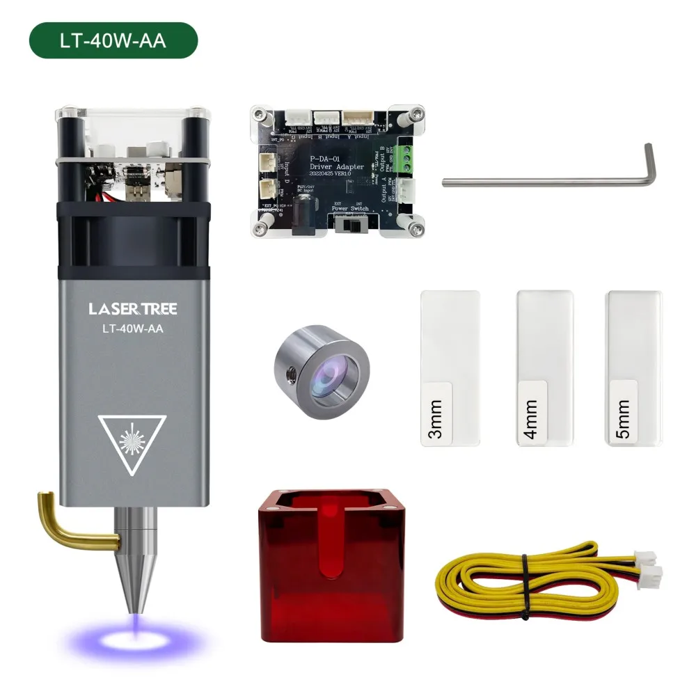 LASER TREE 5W-40W Diode Laser Module Kit for CNC Engravers