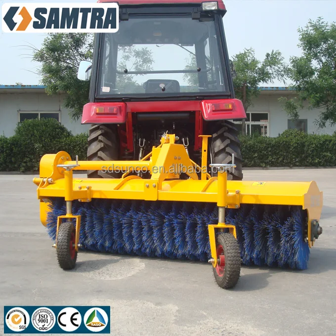 Tractor Rear Pto Road Sweeper Rear 3-point Hitch Snow Sweeper - Buy ...