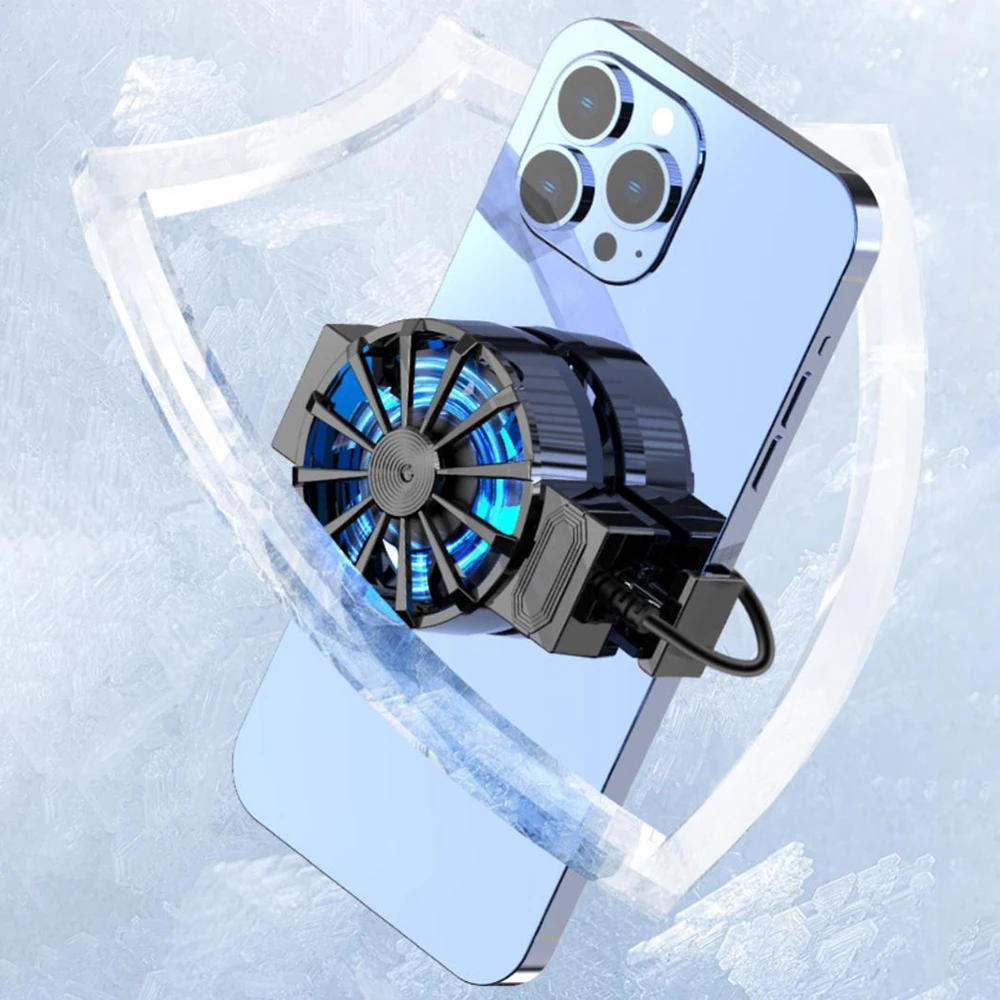 Cooling Fan Cell Phone Radiator - Ideal for Gaming & Videos