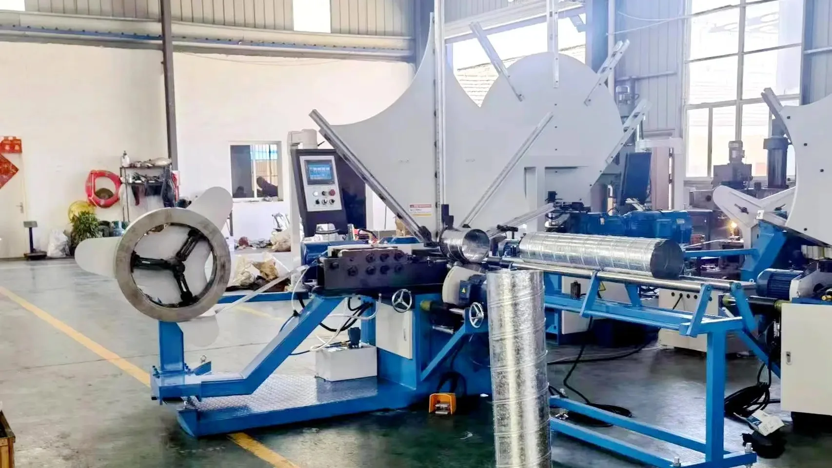 Made Hvac Duct Machines 1600 Spiral Pipe Tube Forming Tube Fomer ...