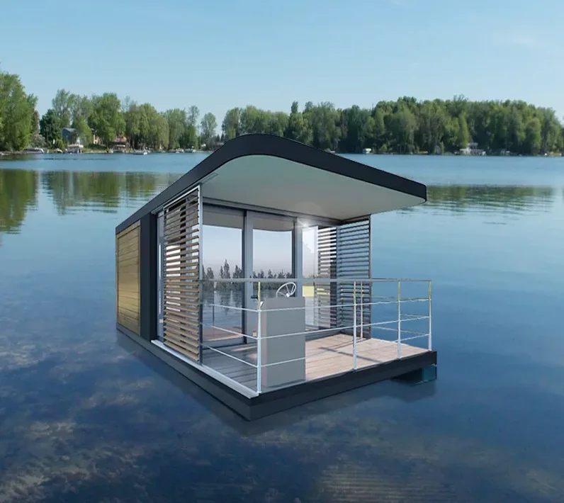 Floating Hotel Mobile Prefab House Modular Home Fishing Boat Floating ...