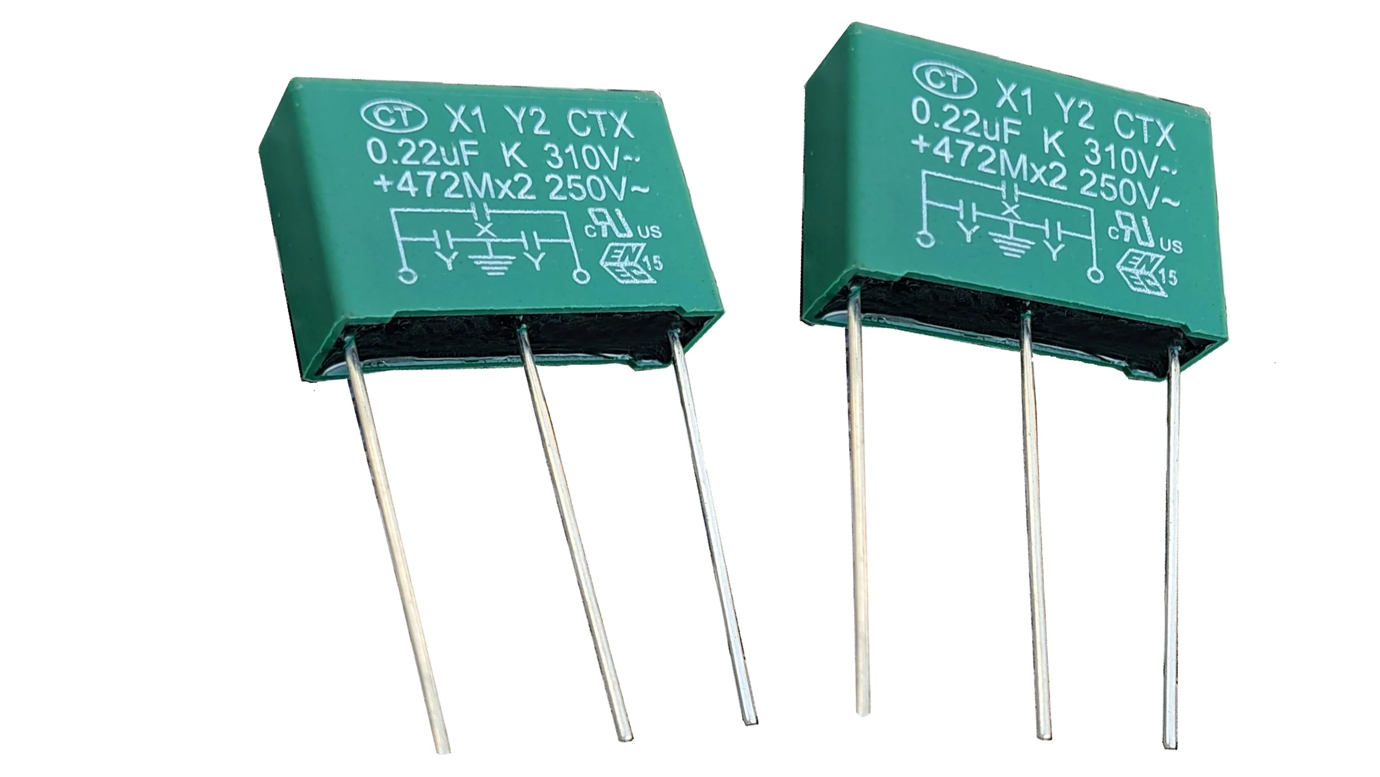 Made In Taiwan X1y2 Interference Suppression Film Capacitor X1 0.022uf ...