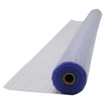 Soft Flexible Mesh-reinforced Pvc Vinyl Sheet Roll For Machine Covers ...