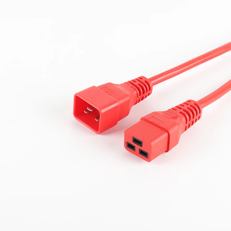 Manufacturer Custom Iec 320 C20 To C19 Power Cords Cable Server Power ...