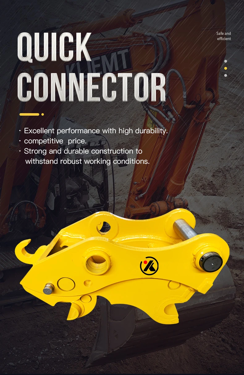 Excavator Bucket Hydraulic Quick Hitch Multi Coupler With Double Lock ...