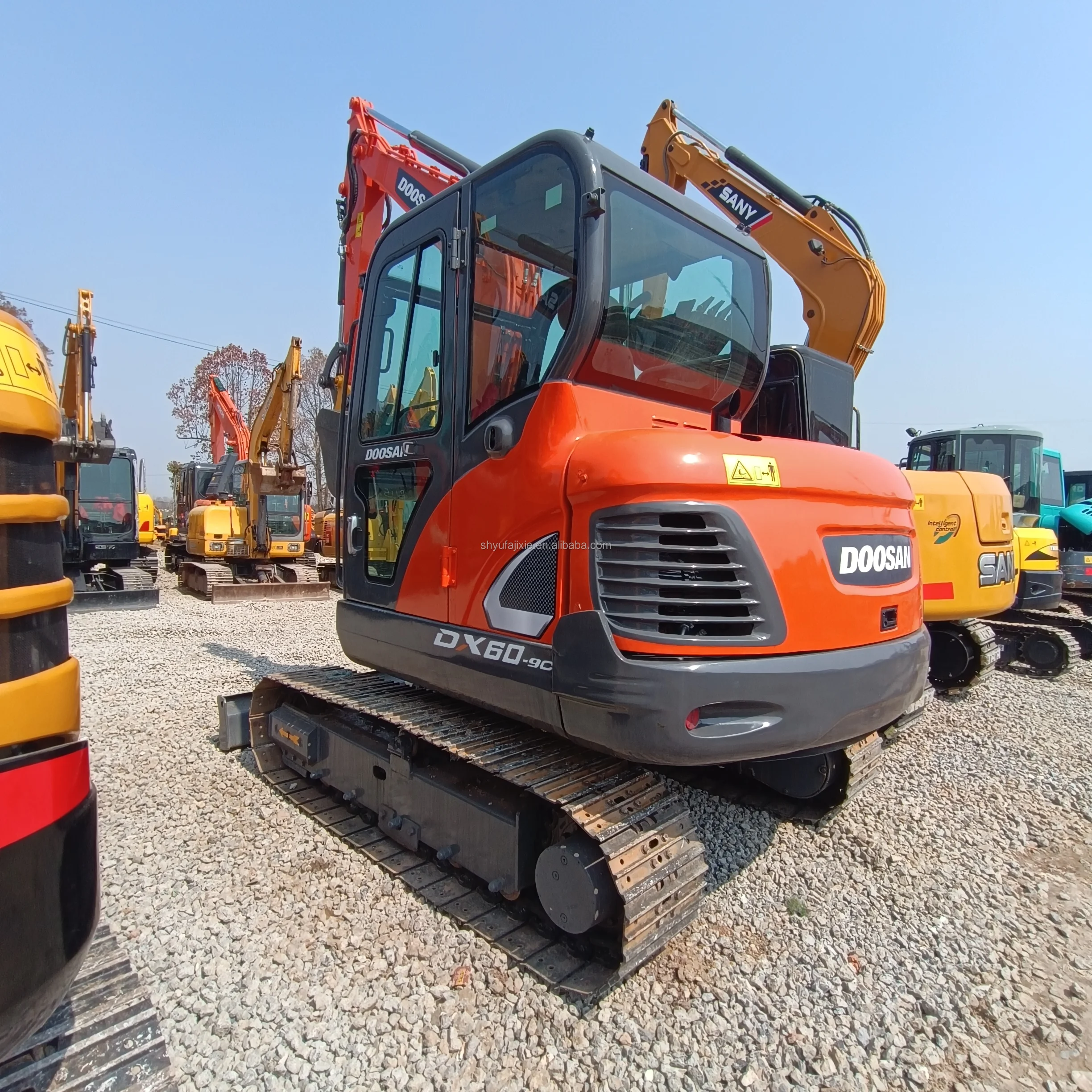 Doosan DX60 6-Ton Used Mini Hydraulic Crawler Excavator