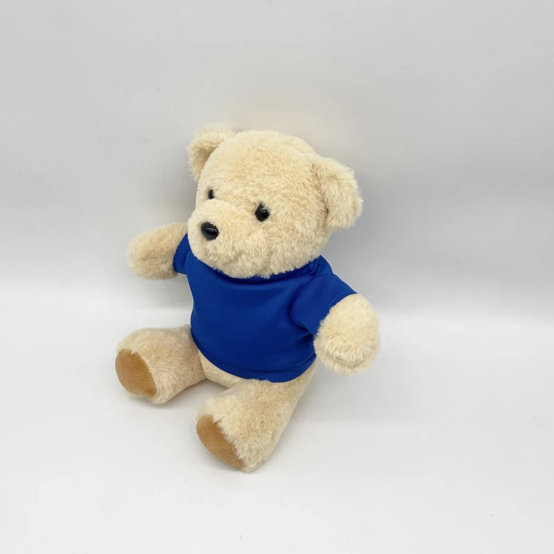 Custom 9 Inch Sublimation Teddy Bears Plush Toy with Logo Shirts ...