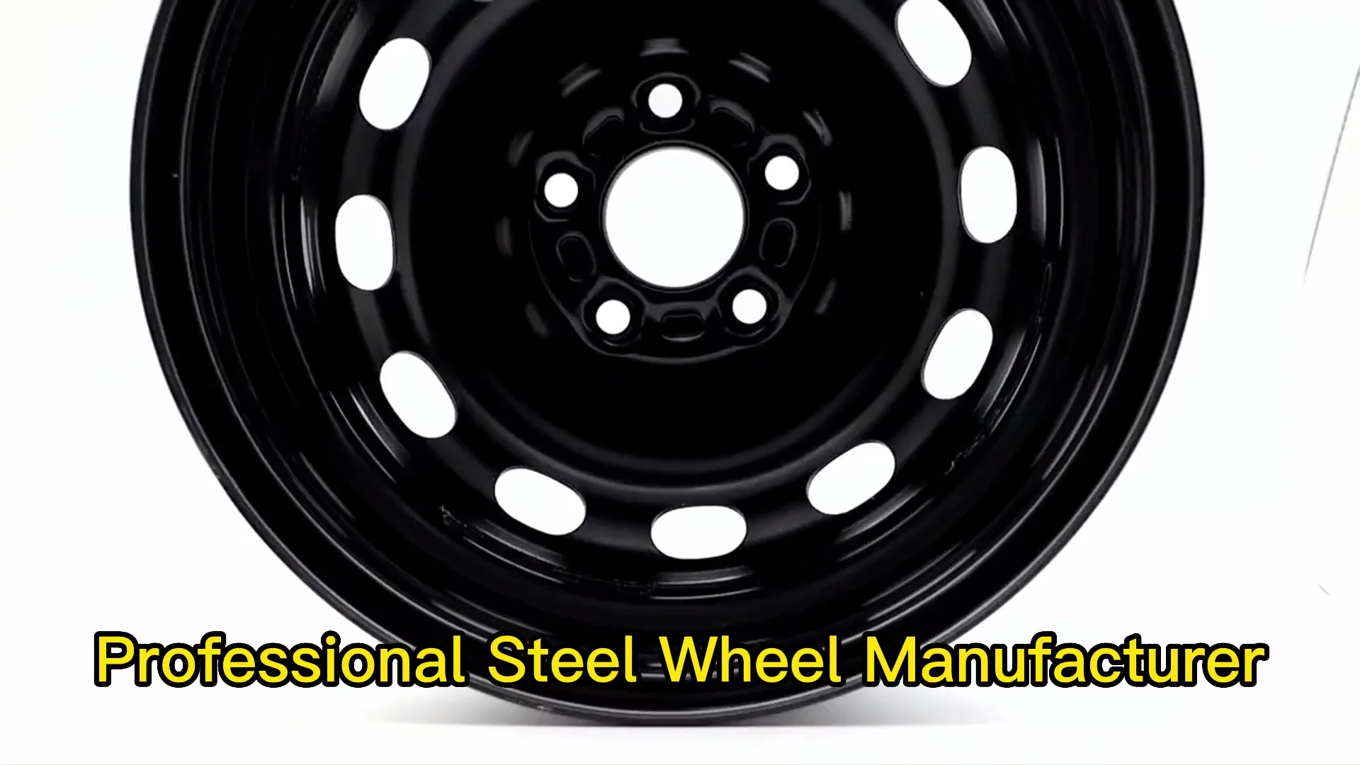 Wheelsky 454403 14x5.5 4x108 Black E-coating Steel Wheel Passenger Car ...